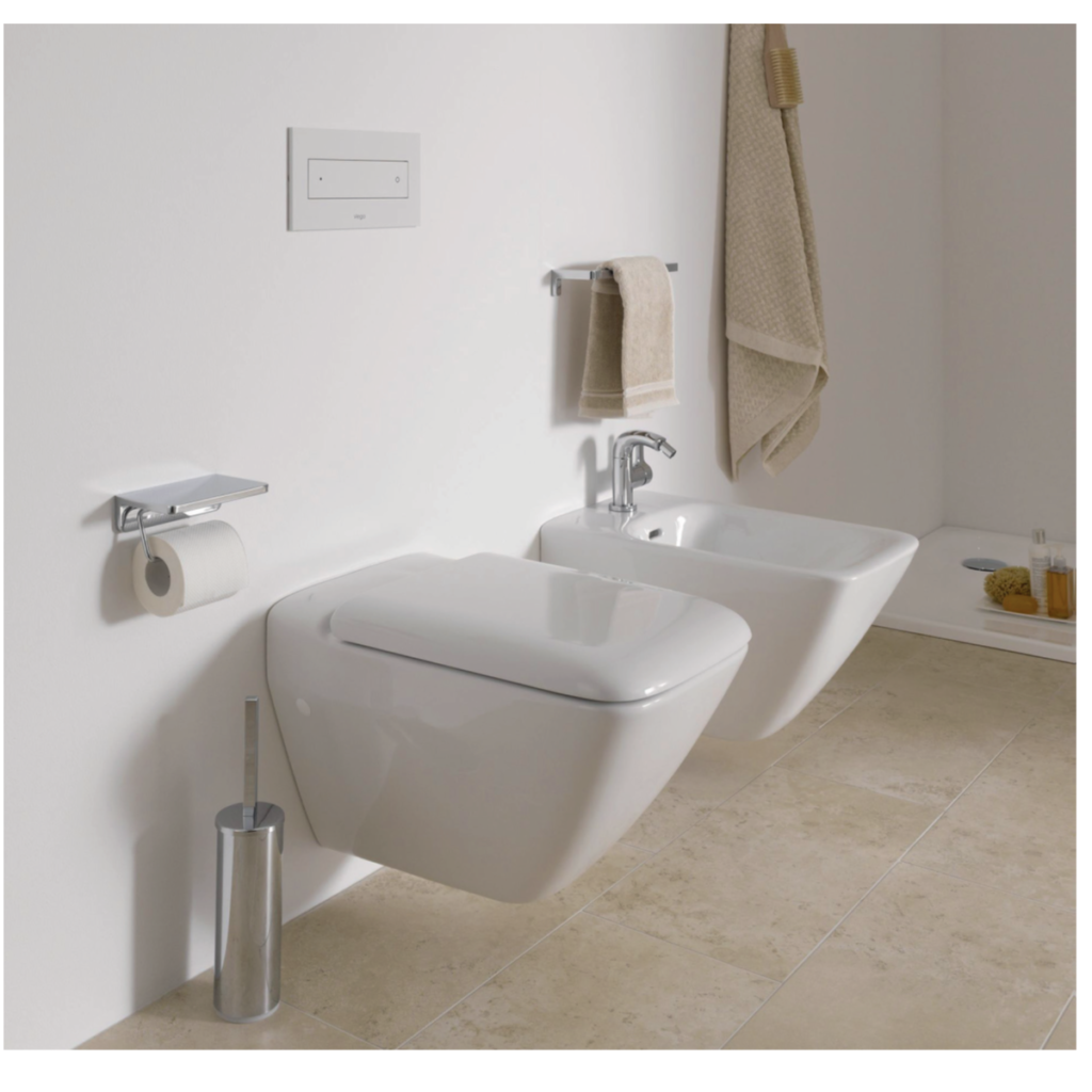 LAUFEN Water Closet Washdown WC, wall hung (Rimless) + Seat & cover ...