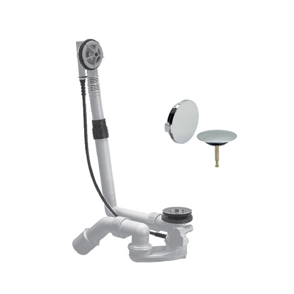 VIEGA Automatic bath waste & overflow with odour trap + design ...