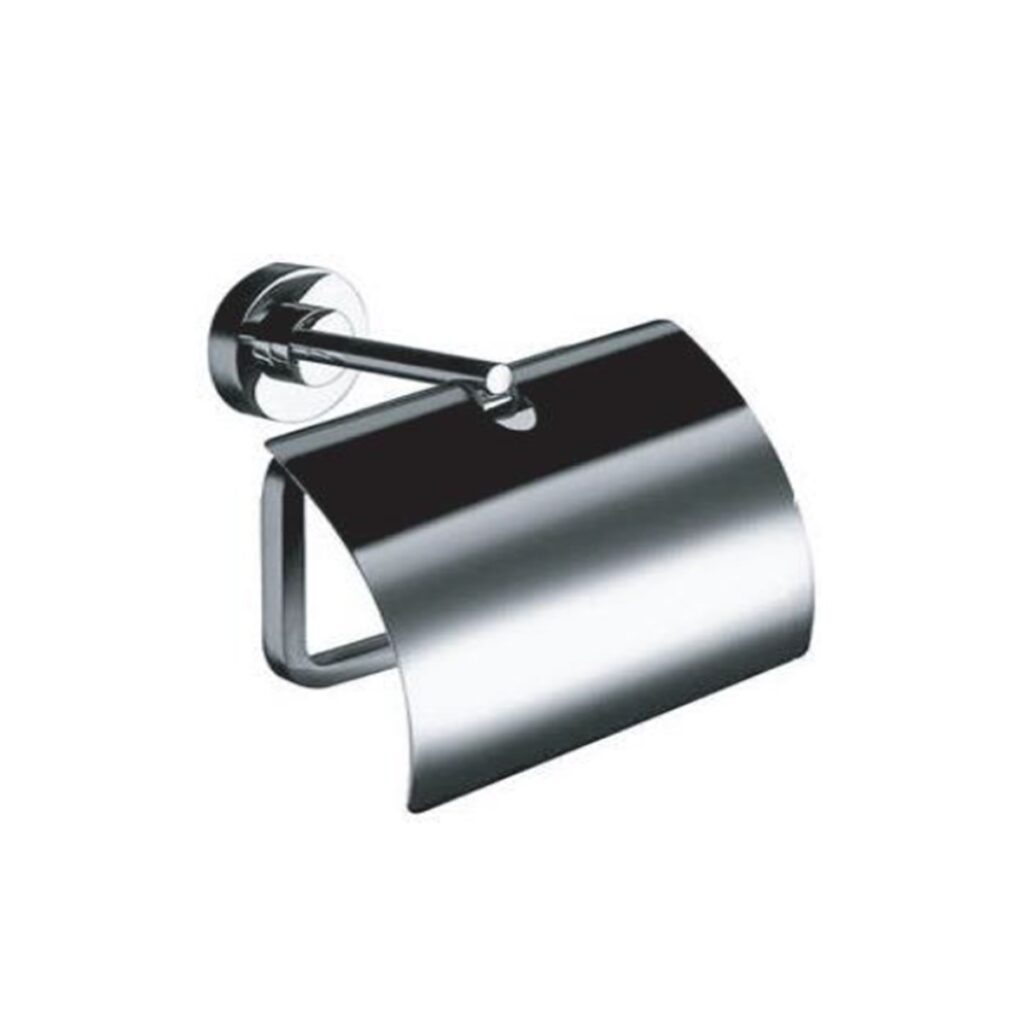 INDA Toilet Paper Holder w/ Cover-Linea - TAPS & MORE Dubai