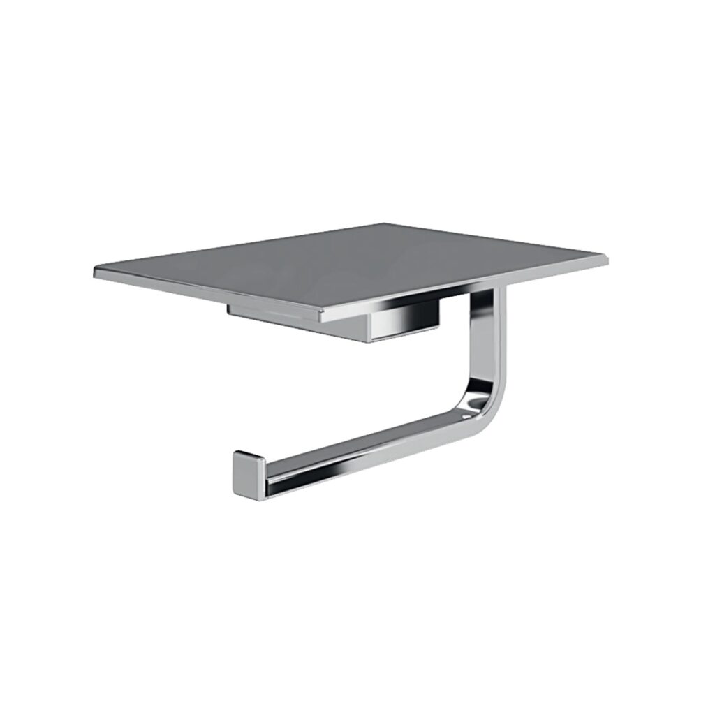 INDA Toilet Paper holder w/ Cover-Logic - TAPS & MORE Dubai