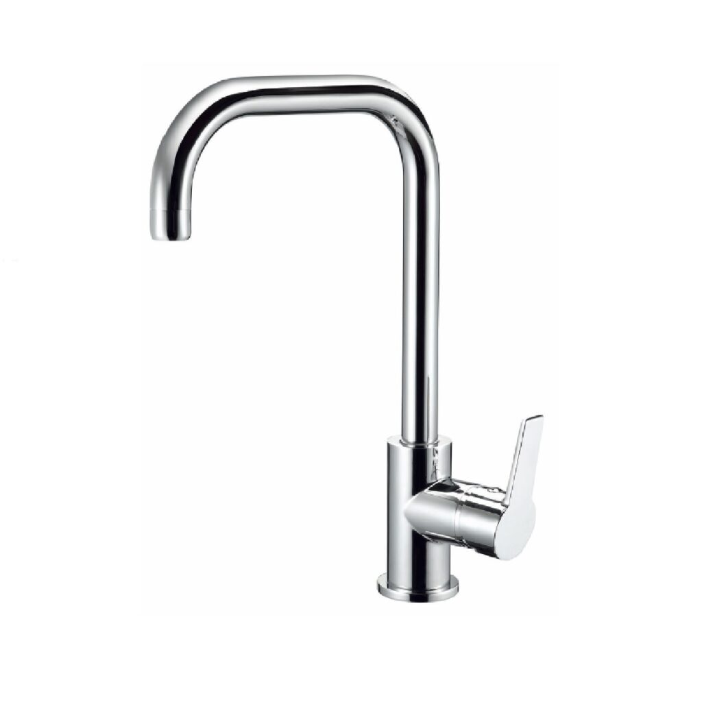 KAJA Single lever kitchen sink mixer with swivel high spout - Rave ...