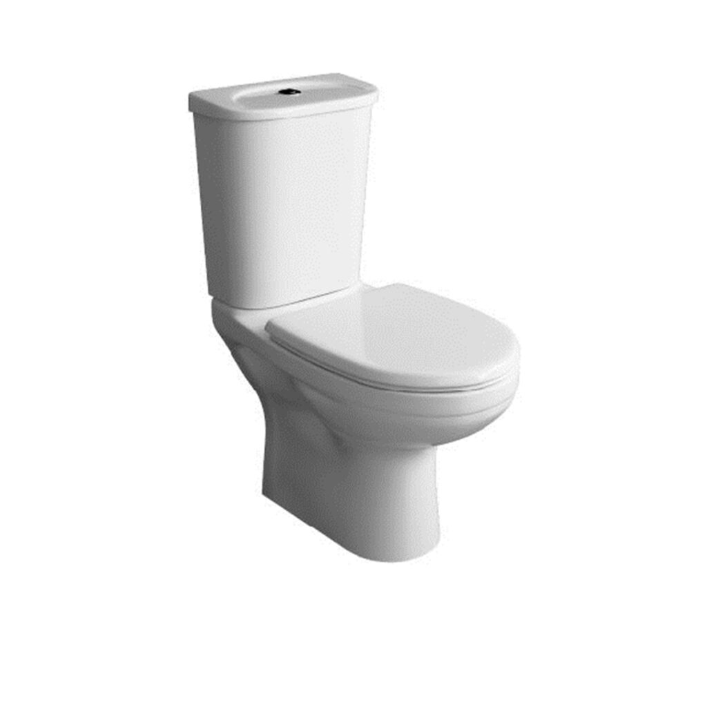 KERAMAG Water Closet Washdown WC, floor standing + Ceramic cistern ...