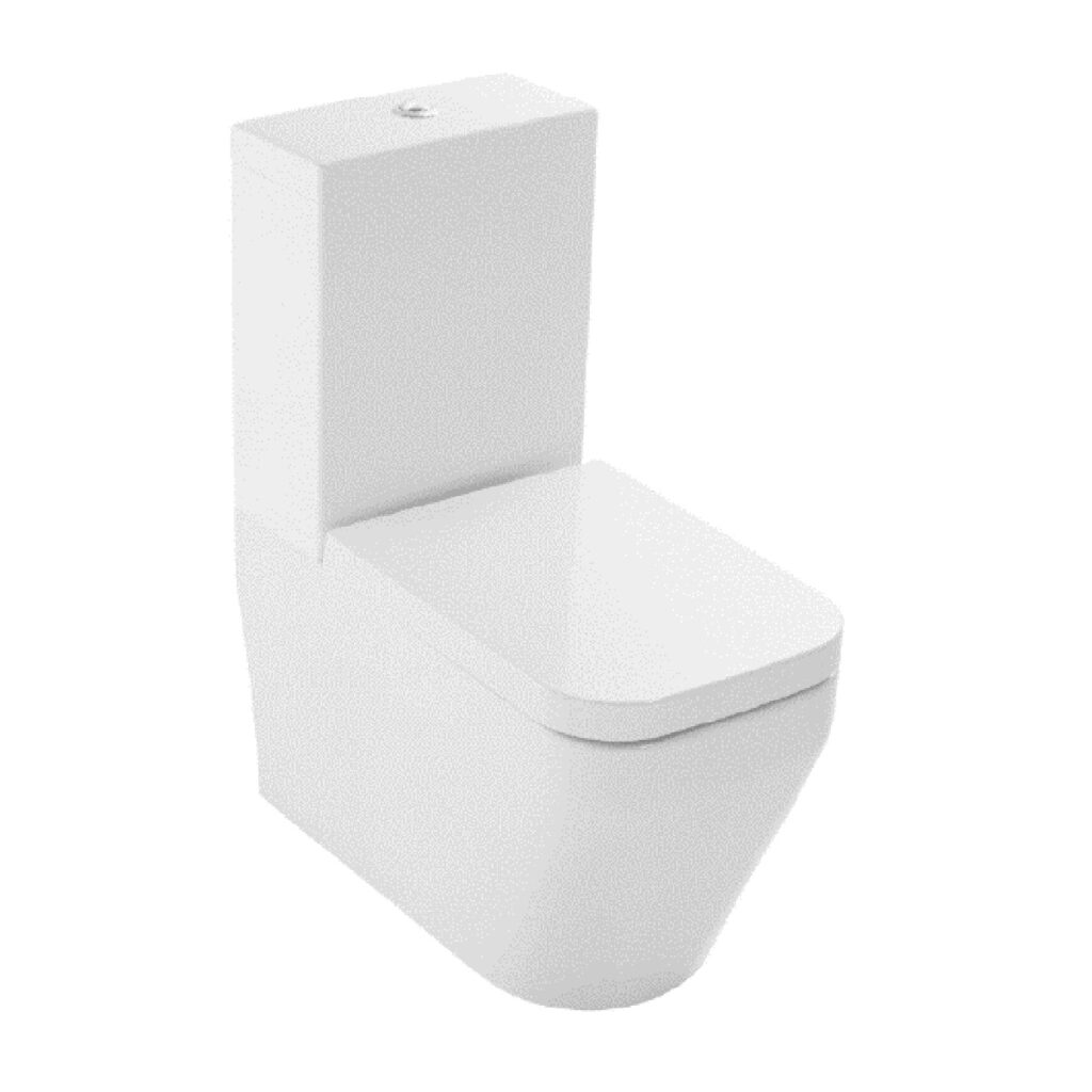 NERO Water Closet Washdown WC, floorstanding + Ceramic cistern, bottom ...