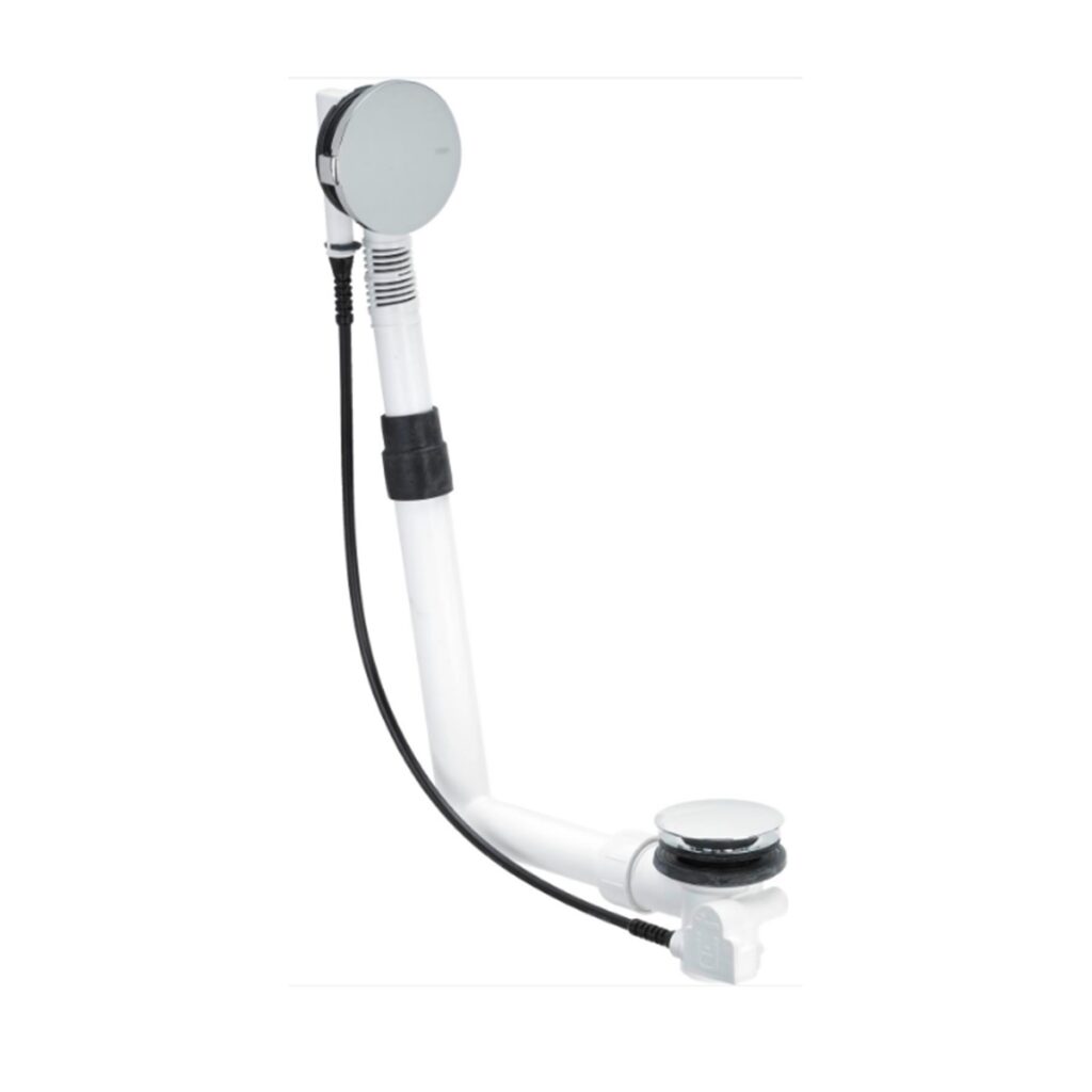 VIEGA Automatic bath waste & overflow without odour trap, with chrome ...