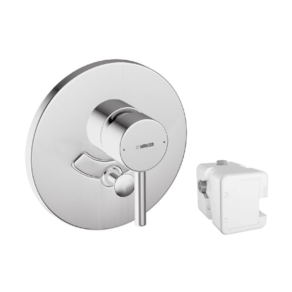 HANSA Single lever bath / shower mixer, exposed parts with automatic ...