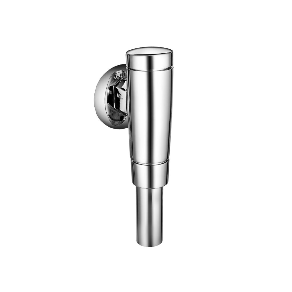 NIL WC flush valve, WC flusher 3/4' chrome plated, with push-button ...