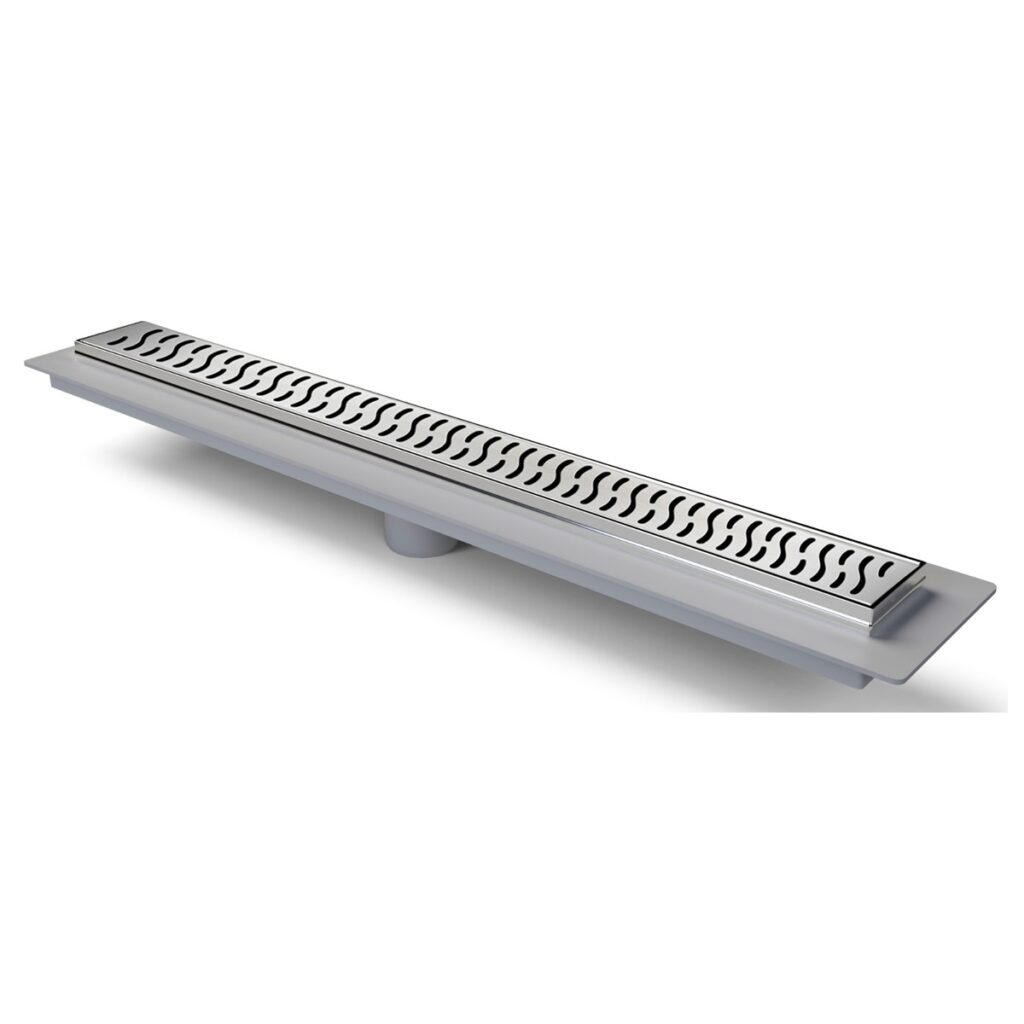 MCH CHUDEJ Linear Floor Drain / Shower Channel - vertical outlet D50 ...