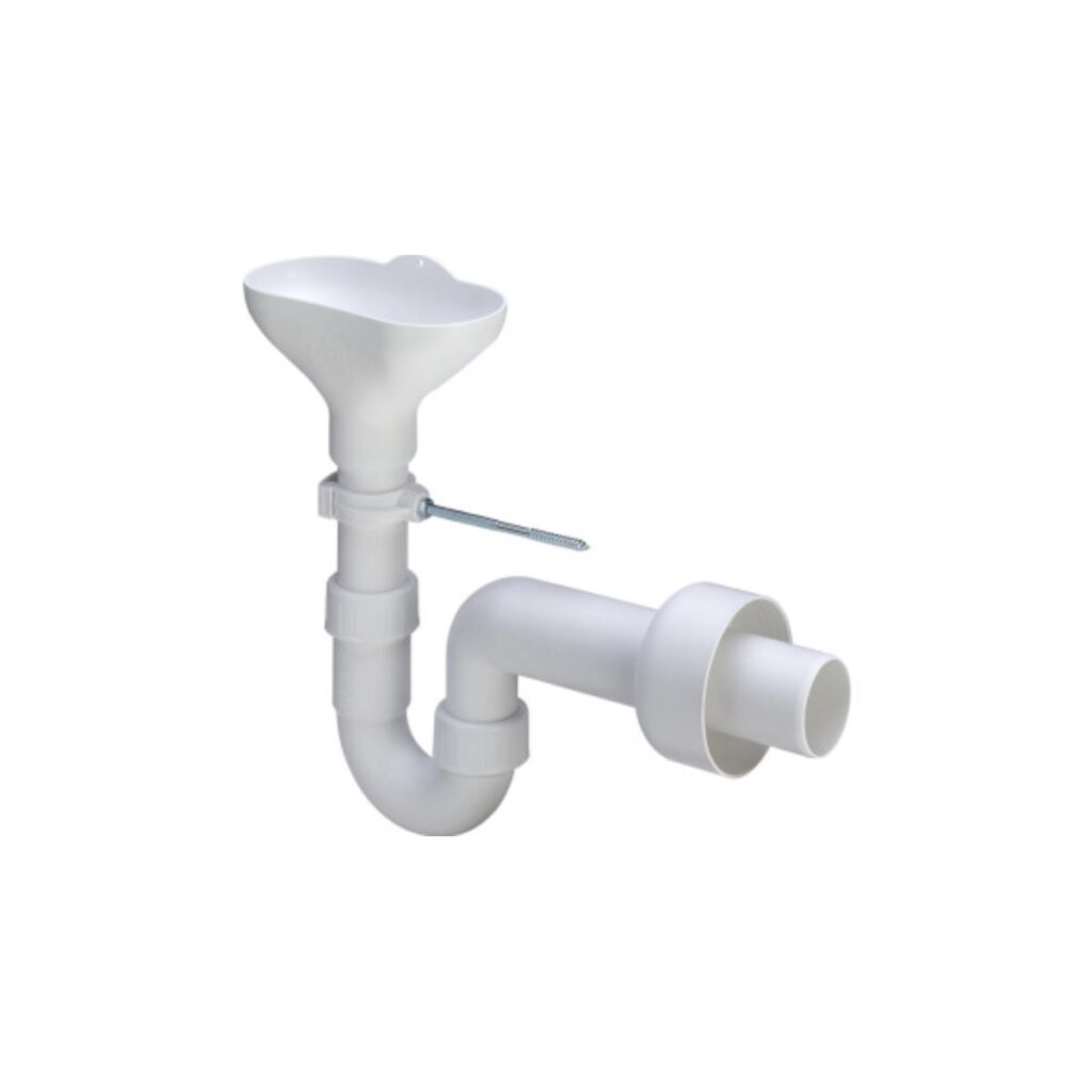 VIEGA Pipe odour trap with adjusting pipe with funnel for leaking water ...