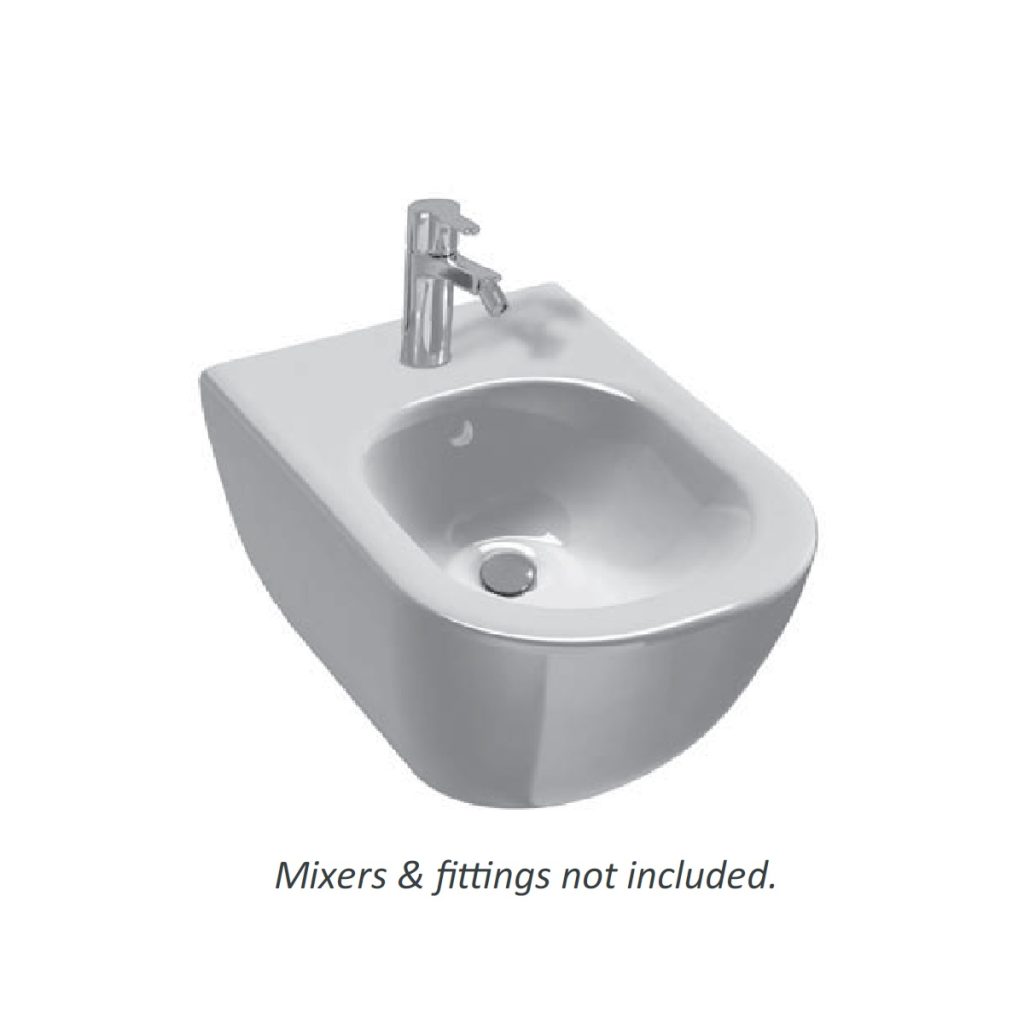 LAUFEN Water Closet Washdown WC, wall hung Rimless + Seat & cover soft ...