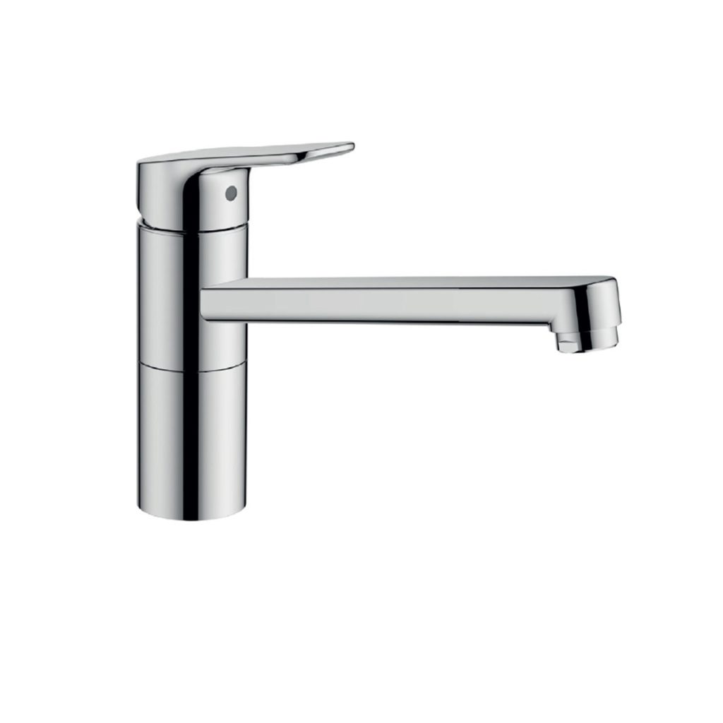 HANSA Single lever kitchen sink mixer with swivel low spout - Basic ...