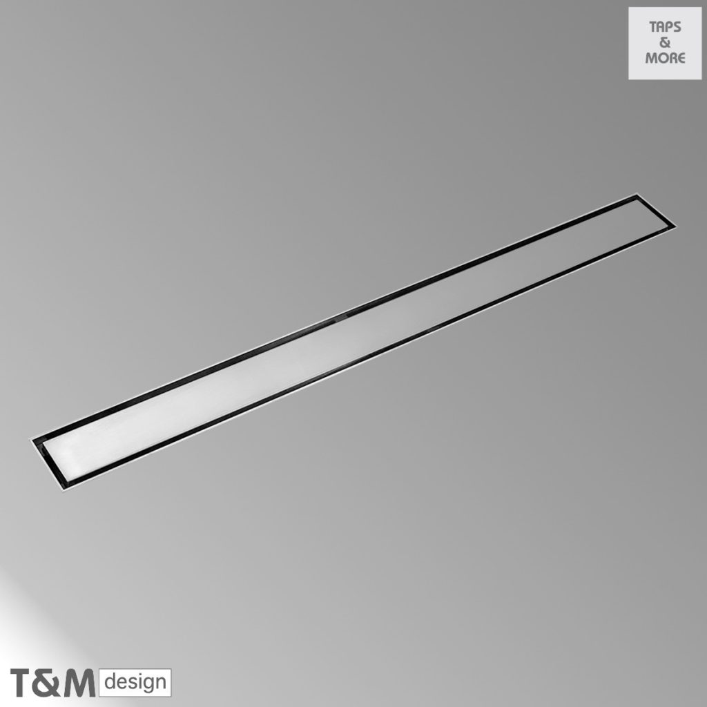 T&M DESIGN Linear Floor Drain - reversible & tileable, 600 x 55 mm ...