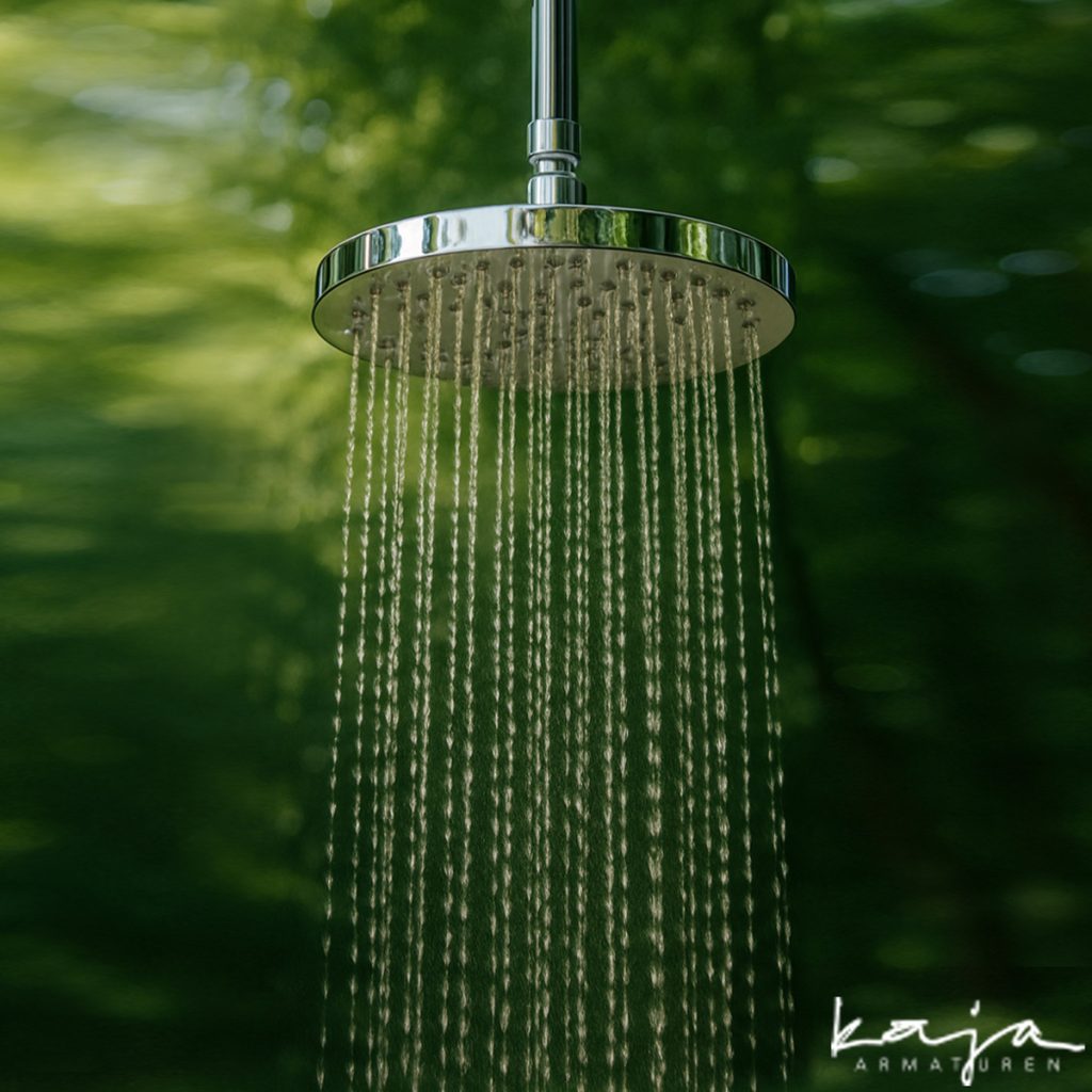 KAJA Easy clean openable shower head 200 mm with filter - ROTACLEAN+ ...