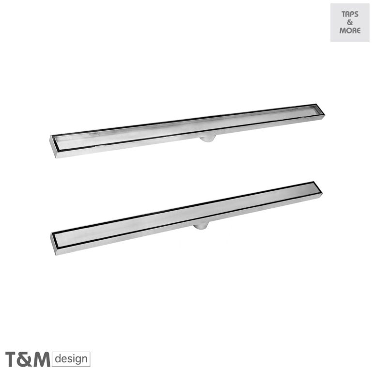 T&M DESIGN Linear Floor Drain - reversible & tileable, 900 x 55 mm ...