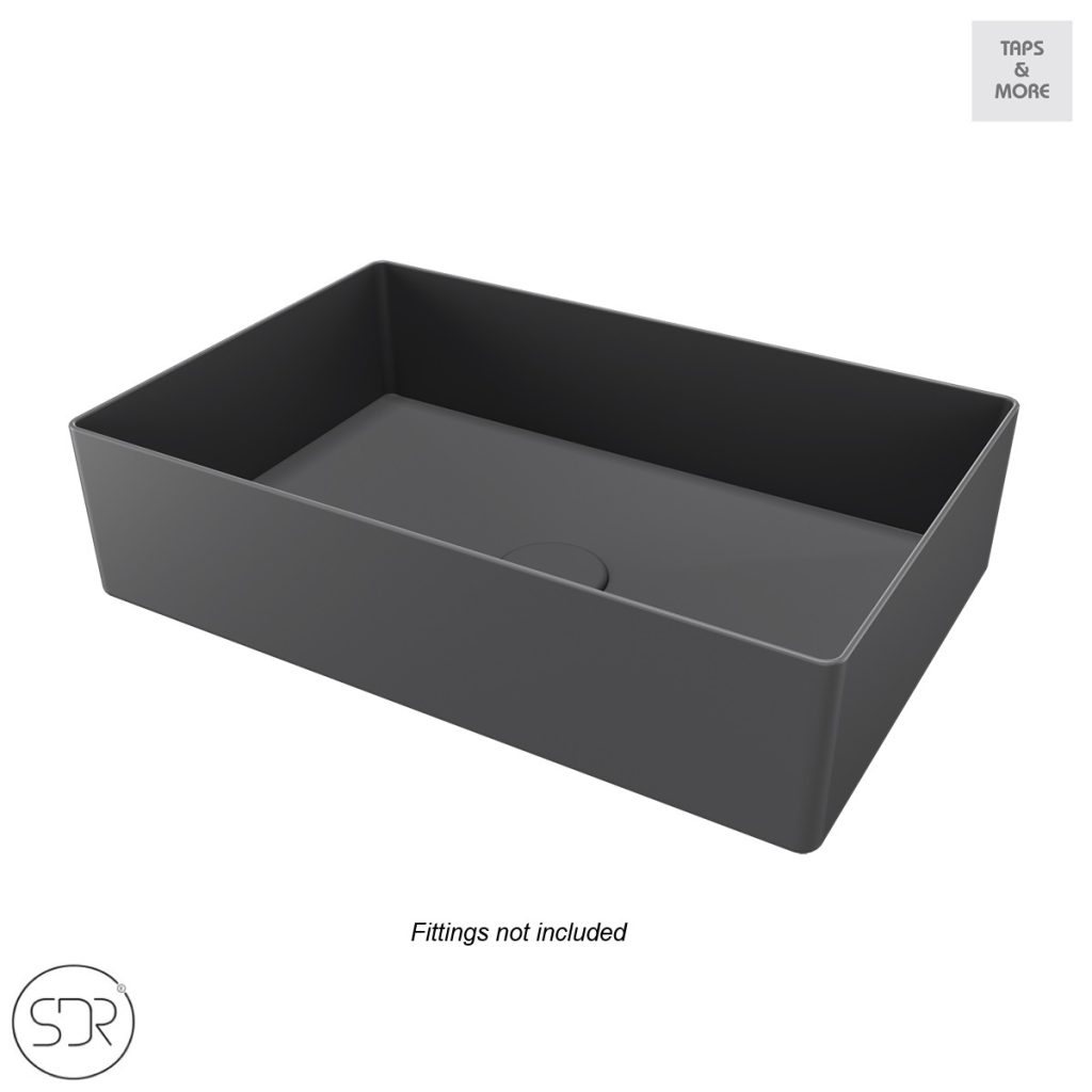 SDR Lay-on washbasin 500 x 330 x 120 mm without overflow hole - Qube 11 - TAPS & MORE Dubai