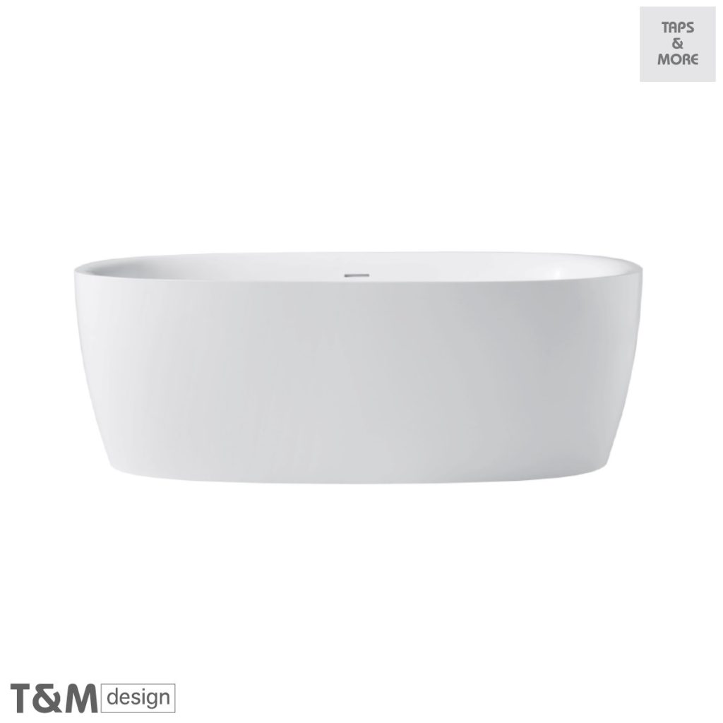 T&M DESIGN Free standing bathtub with integrated surround panel ...
