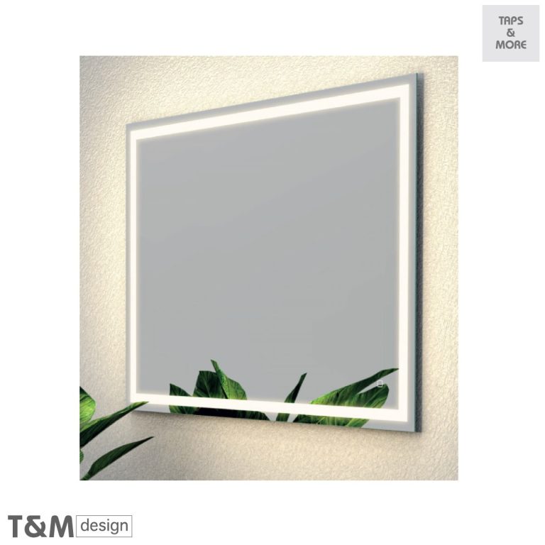 T&M DESIGN Vanity LED mirror - 5 mm mirror thickness - One touch sensor ...