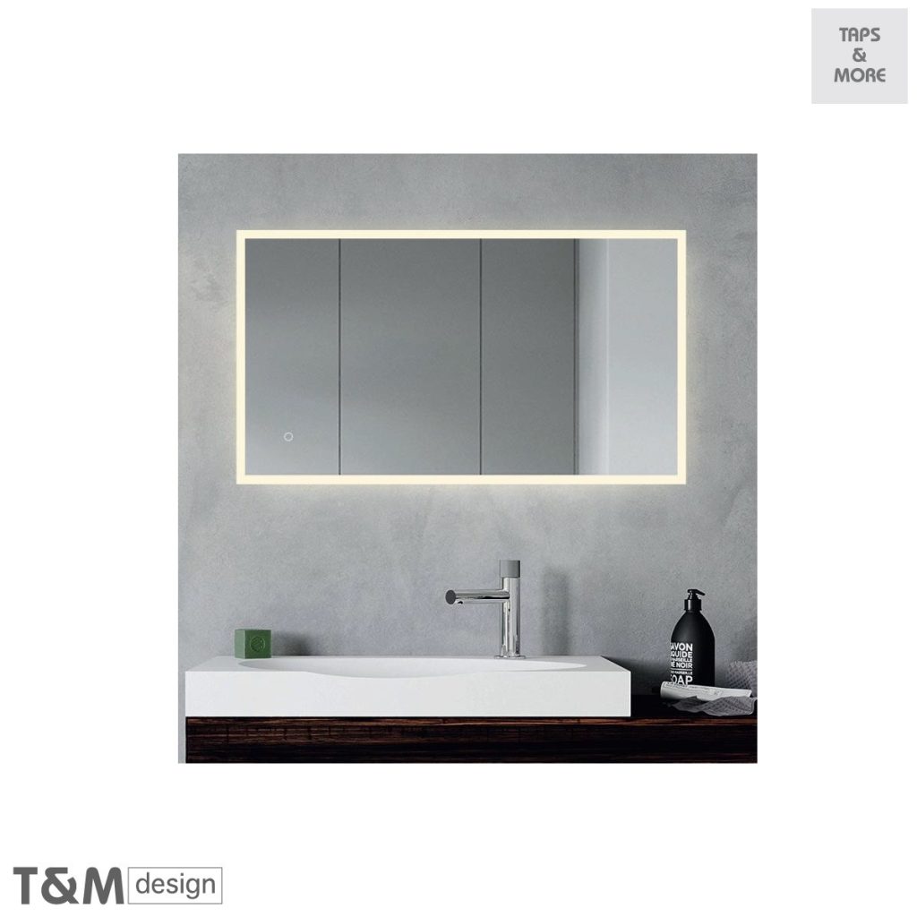 T&M DESIGN Vanity LED mirror - 4 mm mirror thickness - Illuminated ...