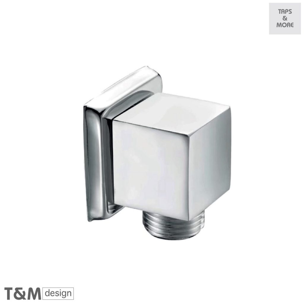 T&M DESIGN SQUARE Water Outlet Size : 1/2 x 1/2 - Line - TAPS & MORE Dubai